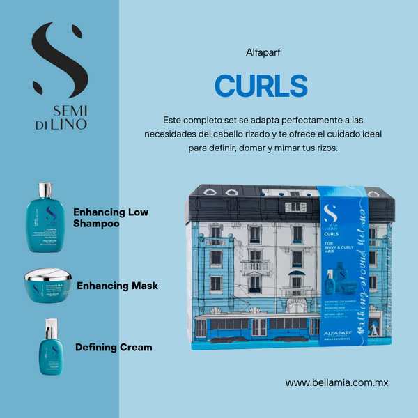 Semi Di lino Holiday Kit Curls de Alfaparf Milano | BellamiaJMS